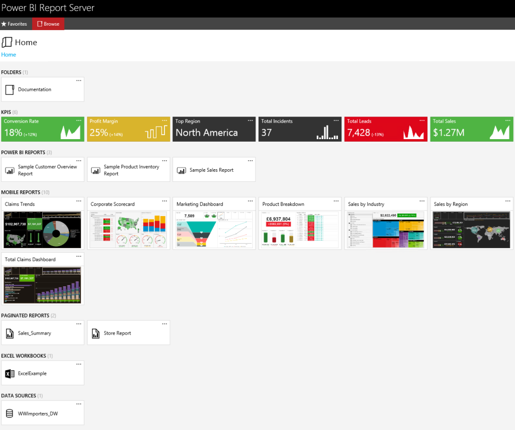 Power BI Report Server - Understand the potential