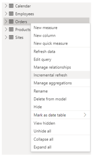Power BI Incremental Refresh for Faster Dataset Refreshes - exposé
