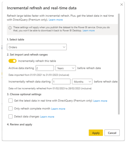 Power Bi Incremental Refresh For Faster Dataset Refreshes Exposé