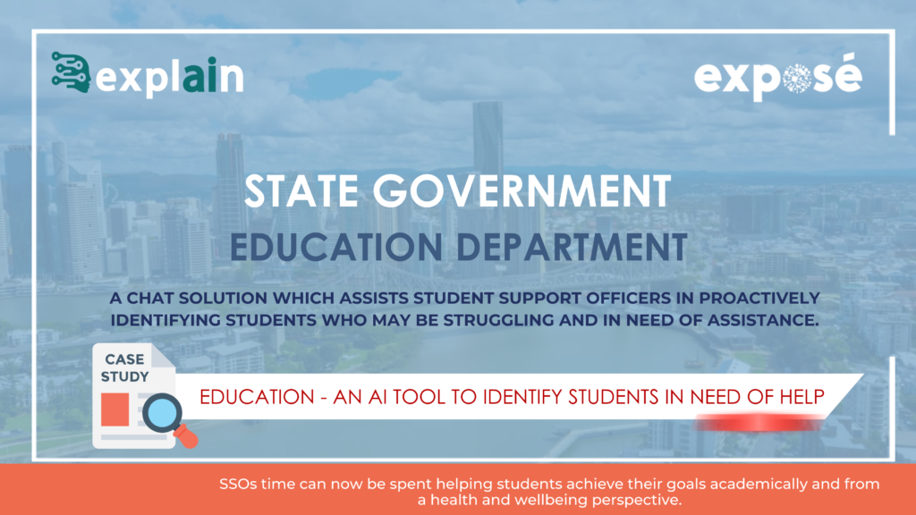 Education – An AI tool to identify students in need of help - exposé